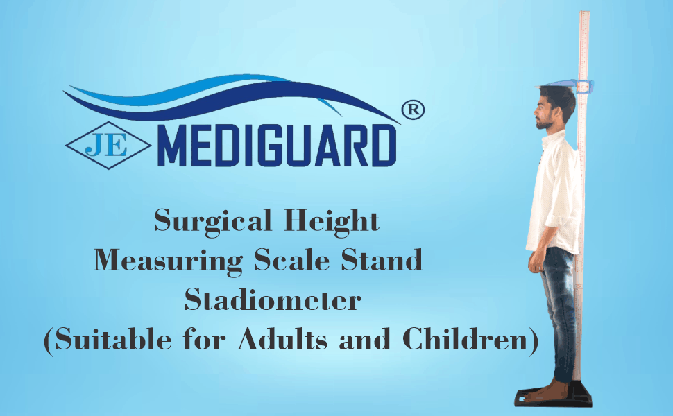 MEDIGUARD Surgical Height Measuring Scale Stand - Stadiometer (Suitable ...