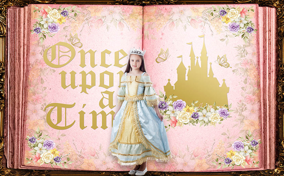 Amazon.com : AIBIIN 7x5ft Once Upon a Time Backdrop Pink Fairy Tale ...