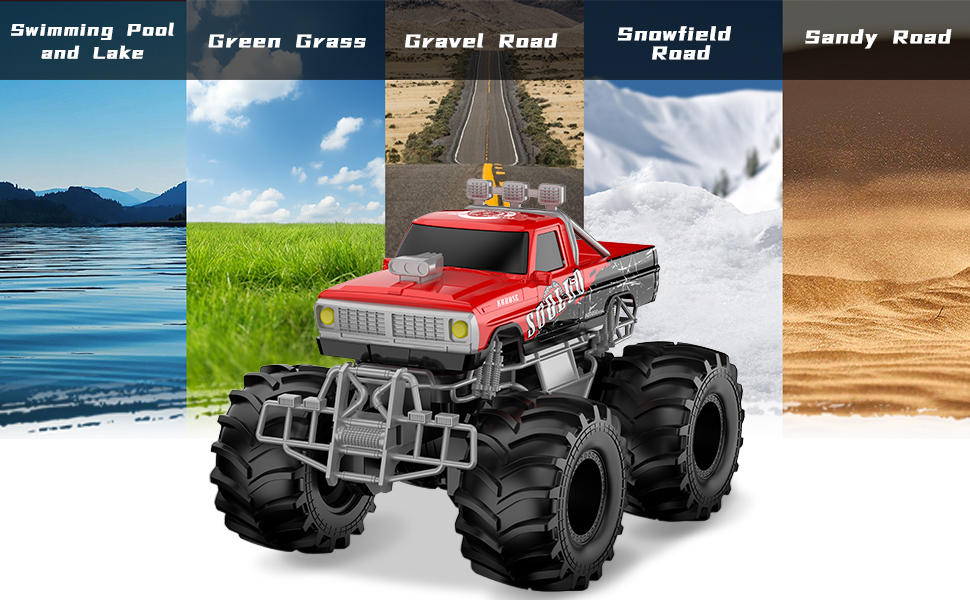 Amazon.com: Carox Remote Control Truck (Red) : Toys & Games