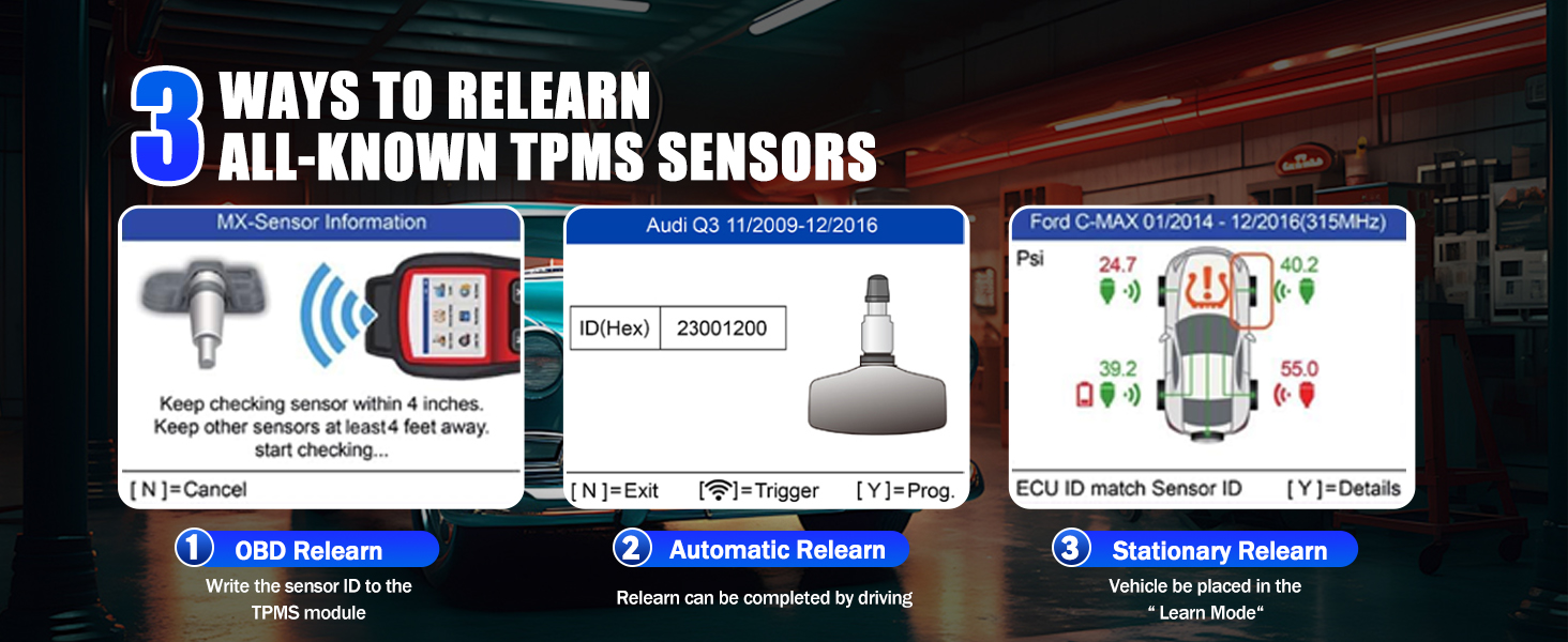 Amazon.com: Autel MaxiTPMS TS508WF KIT Upgrade of TS508K TS508 TS501Pro ...