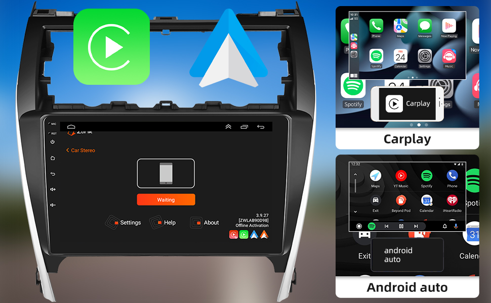 Mua 1G+32G Android Car Stereo for Toyota Camry 2012 2013 2014 with ...