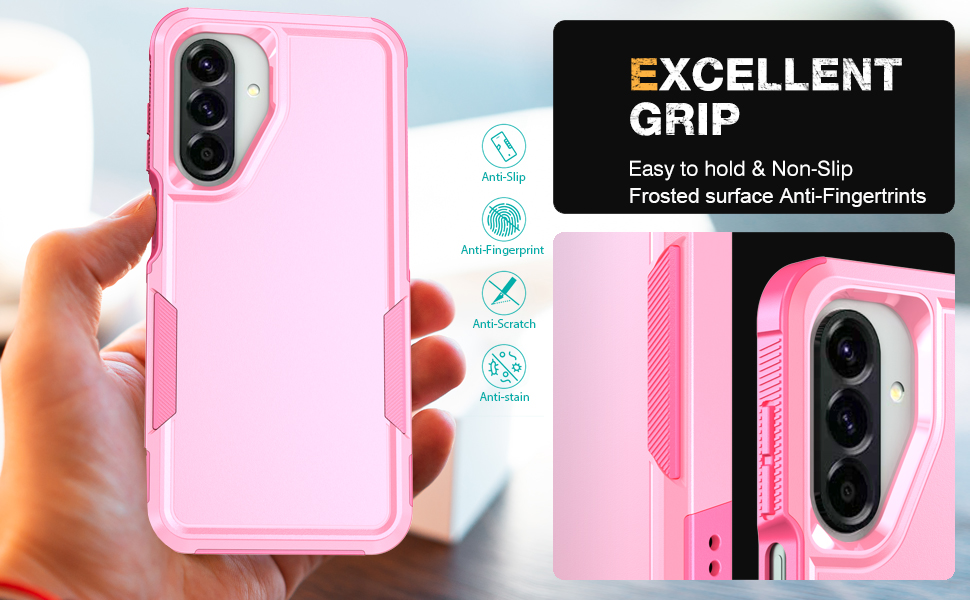 Amazon.com: PhuLok Compatible with Samsung Galaxy A26 5G Case with HD Screen Protector, Heavy ...