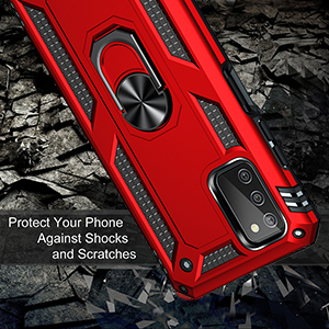 Amazon.com: Yiakeng Samsung A03S Case, Galaxy A03S Case with HD Screen Protector, Military Grade ...