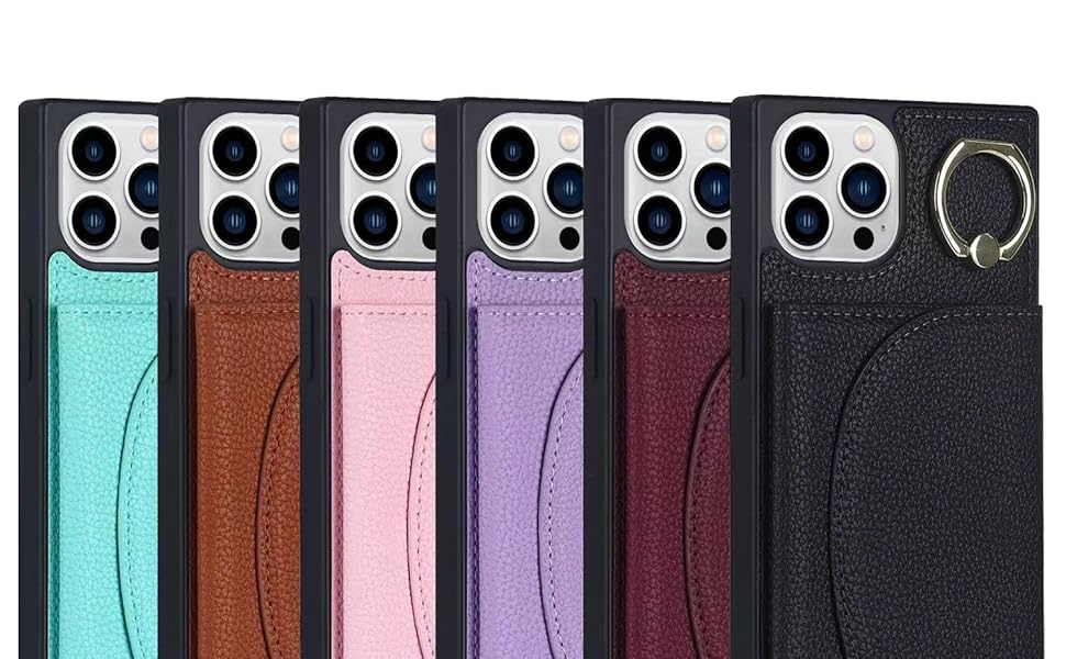 Amazon.com: Lipvina for iPhone 13 Pro Max & iPhone 12 Pro Max Crossbody Wallet Case with Credit ...