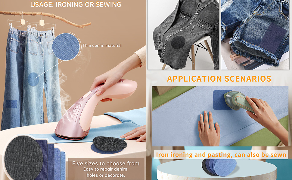 Amazon.com: GTAAOY Iron on Patches for Clothes, 25PCS Denim Patches for ...