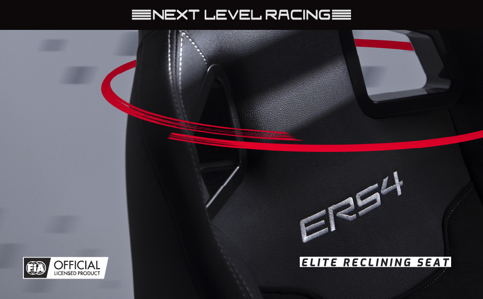 Amazon.com: Next Level Racing ERS4 Elite Reclining Seat - PU Leather & Suede Edition (NLR-E053 ...