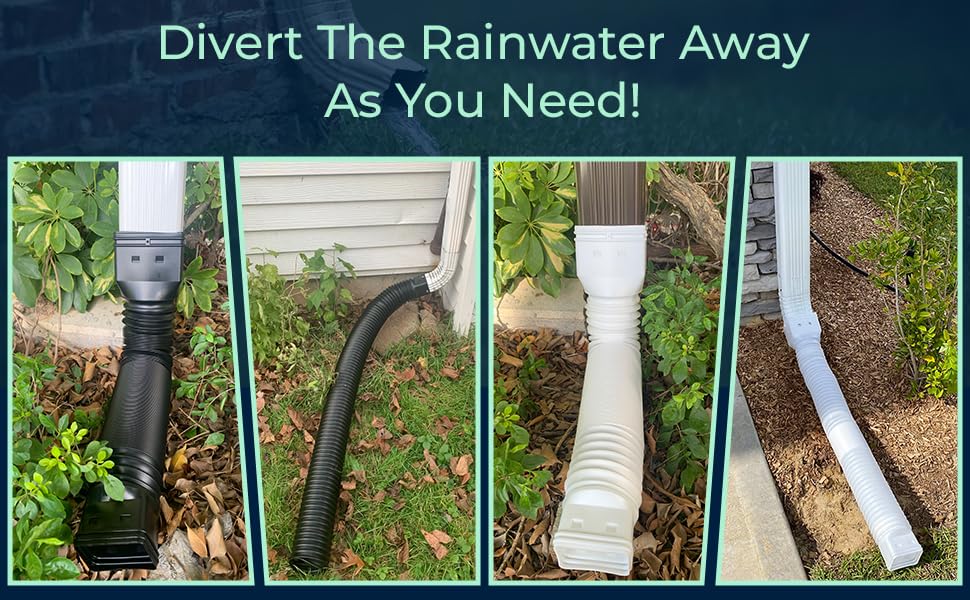 Amazon.com : ValueKartz Gutter Large Downspout Extensions 22 to ...