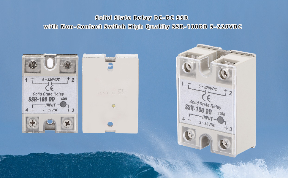 Ssr-100, Dc-Dc Solid State Relay 5-220V Dc with Non- Switch, Ssr-100 Dd,Relay : Amazon.ca ...