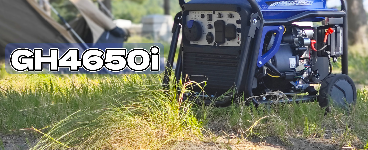 Amazon | Gaidohインバーター発電機 最大出力4.6kVA 高性能 ガソリン発電機インバーター セル式始動 3WAY起動 リモコン式 低騒音 50Hz/60Hz切替 12.5L燃料 ...