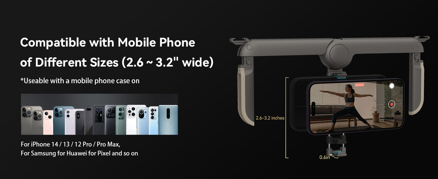 Amazon.com: SmallRig P20 Foldable Universal Phone Cage, Smartphone Video Rig Filmmaking Vlogging ...