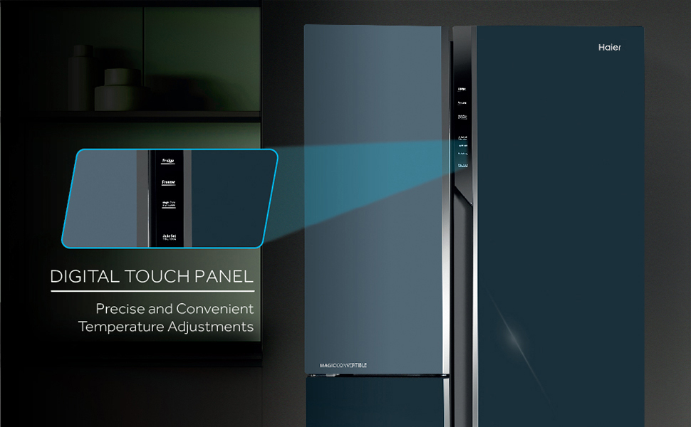 Haier 598 L Frost Free Expert Inverter Technology Triple Door Side By ...