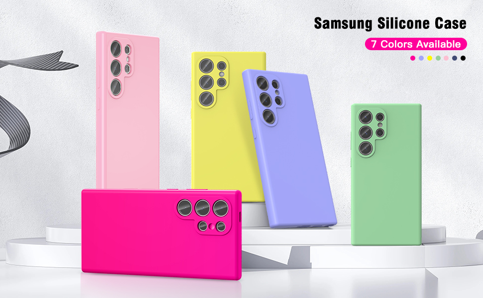 Amazon.com: ZUSLAB Silicone Case Compatible with SAMSUNG Galaxy S24 Ultra 6.8 Inches, TPU Rubber ...