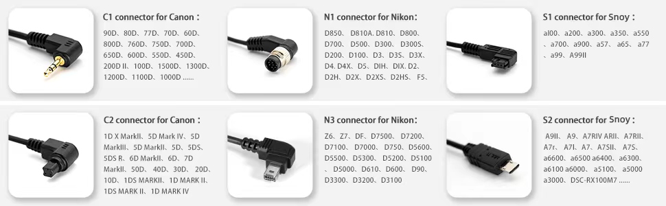 Amazon.com : Digital Timer Remote Shutter Release Trigger Intervalometer for Nikon N90/F5/F6 ...