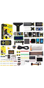 Amazon.com: KEYESTUDIO Basic Starter Kit for BBC Micro bit V2, Graphical Programming Built-in ...