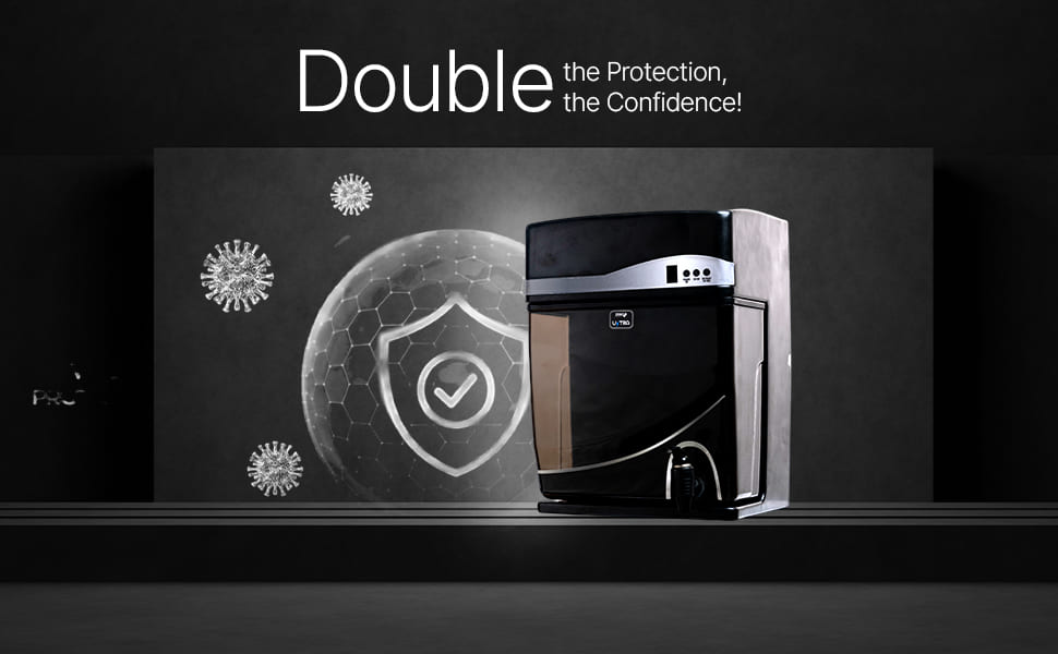 Zero B ULTRA UV Water Purifier | 4 Stage Purification with UF + UV | 6L Detachable Tank | Wall ...
