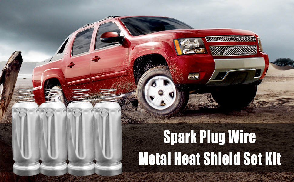 Amazon.com: EMIHO 8Pack Spark Plug Wire Metal Heat Shield Kit Fit for Chevy 5.3L 6.0L 6.2L 7.0L ...