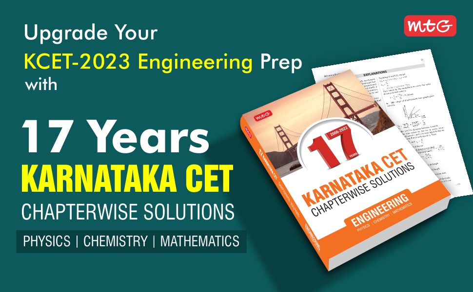 MTG 17 Years Karnataka CET Chapterwise Solutions Physics, Chemistry & Mathematics - KCET ...