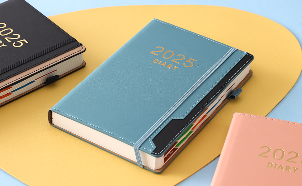 Mljtoyo Academic Diary 2025 A5 Day per Page,Diary 2025 A5 Page a Day ...