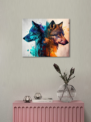 TISHIRON DIY Malen nach Zahlen Erwachsene Tiere Erwachsene Malen nach Zahlen Kits auf Leinwand ...