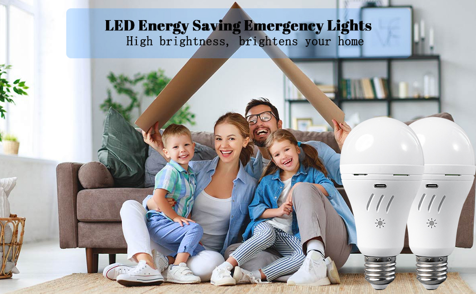 USB Rechargeable Light Bulb, 2600mAh Battery Light Bulb, 7W LED Bulb ...