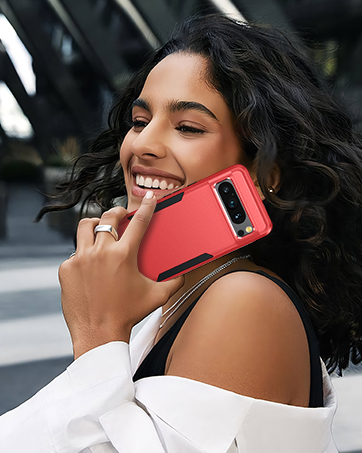 Amazon.com: Oterkin for Google Pixel 8a Case, [Dual Layer Shockproof] Rugged Pixel 8a Case with ...