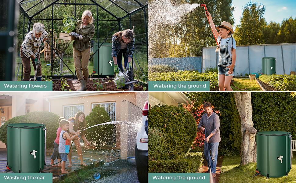 Amazon.com : Rain Barrels to Collect Rainwater from Gutter - Rain ...