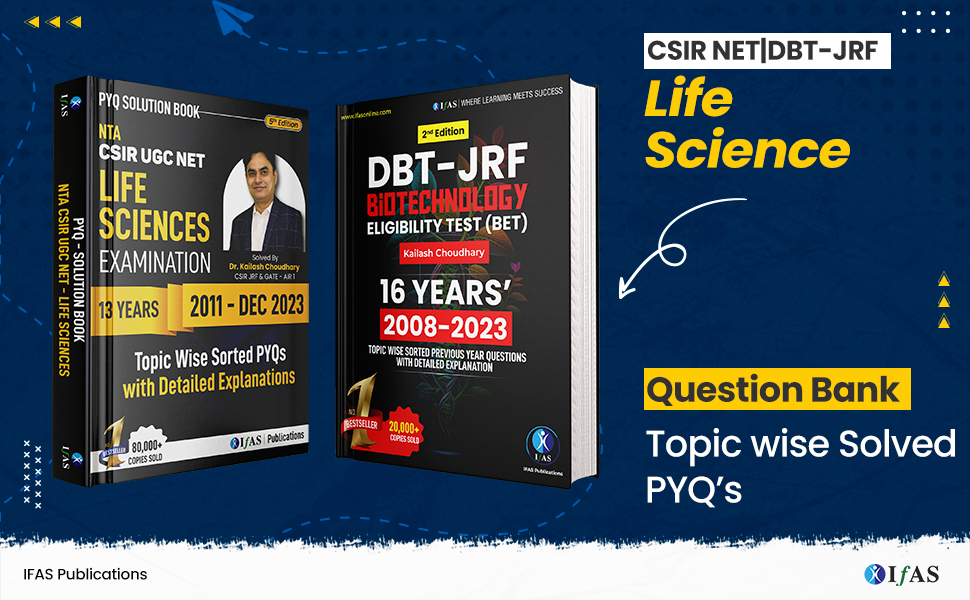 Buy CSIR NET Life Science and DBT JRF PYQ Combo Book - (2011-Dec 2023) Topic Wise Sorted ...