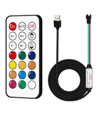 Amazon.com - RGBZONE RF Wireless Remote LED Controller, DC 5V/12V/24V ...