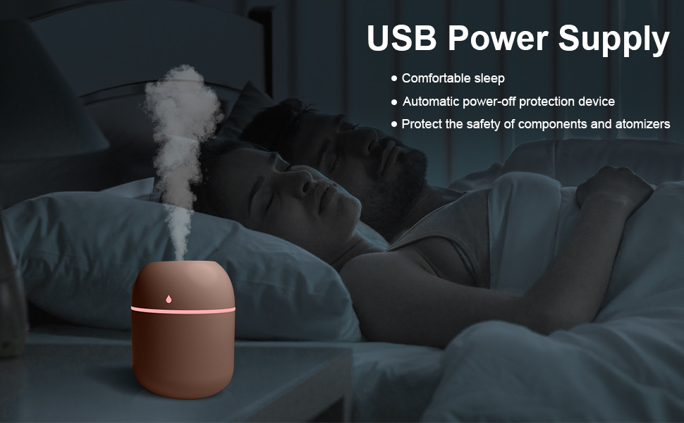 Amazon.com: Portable Small Humidifier, USB Personal Desktop Humidifier ...