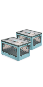 Amazon.com - BTSKY 2 Pack Collapsible Storage Bins with Double Side ...