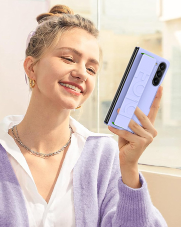 Amazon.com: NINKI for Samsung Galaxy Z Fold 5 Case with S Pen (Red) & Strap Carbon Fiber Black ...