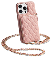 Amazon.com: LAMEEKU for iPhone 15 Pro Max Wallet Case, Zipper Leather Card Slots Crossbody Case ...