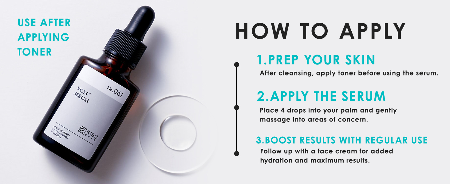 Amazon.com: KisoCare 35% Pure Vitamin C Serum for Face Vitamin C, Coix barley extract 30ml 1oz ...