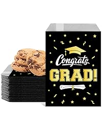 Amazon.com: Whaline 100 Pack Graduation Candy Cookie Gift Bags One ...