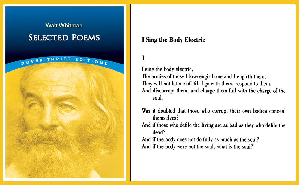 Selected Poems (Dover Thrift Editions: Poetry): Walt Whitman: 0800759268788: Amazon.com: Books