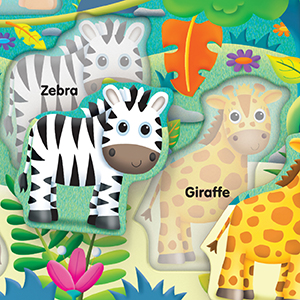 Amazon.com: The Learning Journey My First Lift & Learn - Jungle 7 Piece Tray Puzzle ...