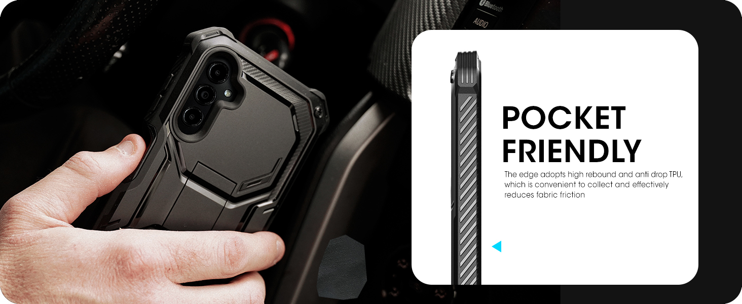 Amazon.com: i-Blason Armorbox for Samsung Galaxy A15 5G Case with Kickstand & Belt Clip, Full ...