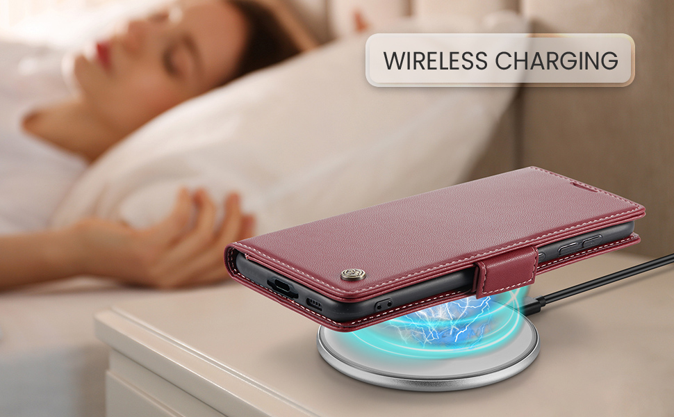 Amazon.com: SINIANL Galaxy S23 Wallet Case, RFID Blocking, Cellular Phone Case for Women Men ...