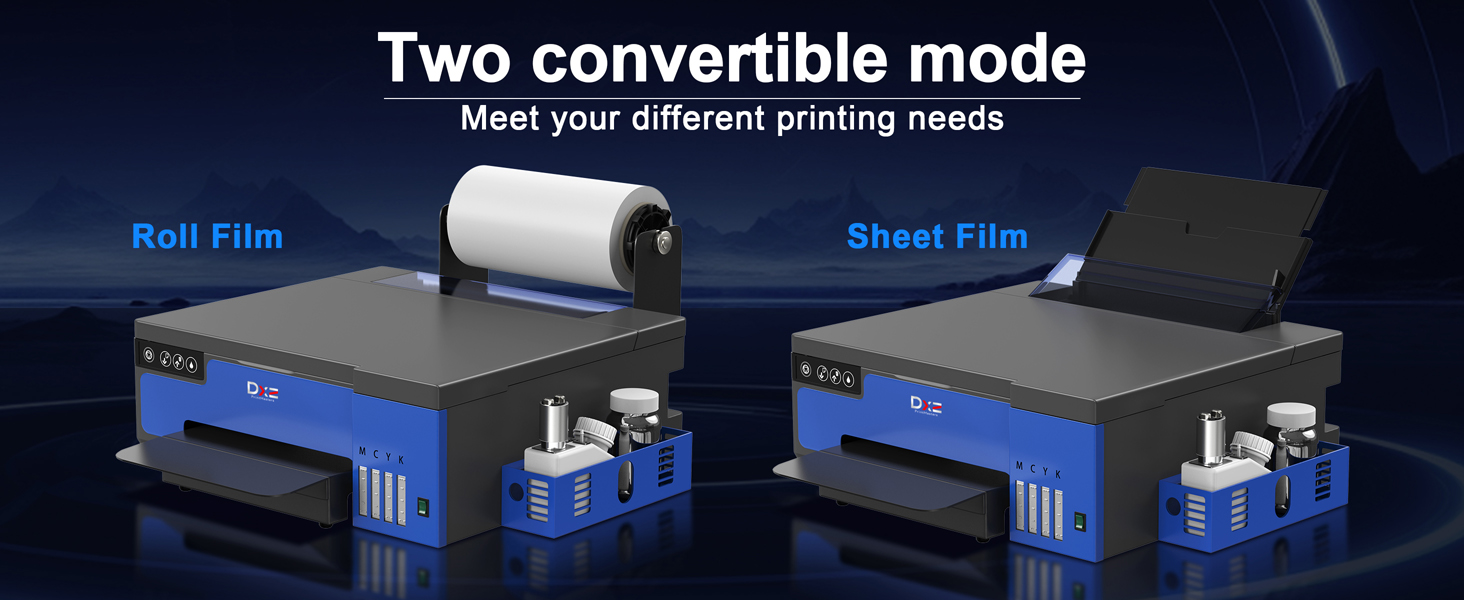 Amazon.com: DXZ DTF Printer A4 L8058 Transfer Printing Machine with White Stirring System for ...