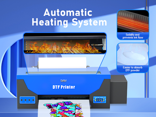 Mua A3 DTF Printer L1800 Transfer Printing Machine with White Ink Circulation and Roll Feeder ...