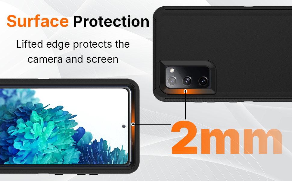 Amazon.com: Migeko for Galaxy S20-FE 5G Case: [NOT FIT S20!!!] Samsung S20FE Phone Case with 1 ...