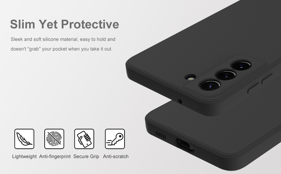 Amazon.com: LEKEVO Compatible with Samsung Galaxy S21 FE 5G Case, Smooth Soft Liquid Silicone ...