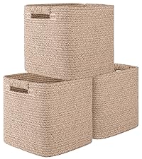 Amazon.com: OIAHOMY 4 Pack Storage Baskets for Organizing, Cube Storage ...