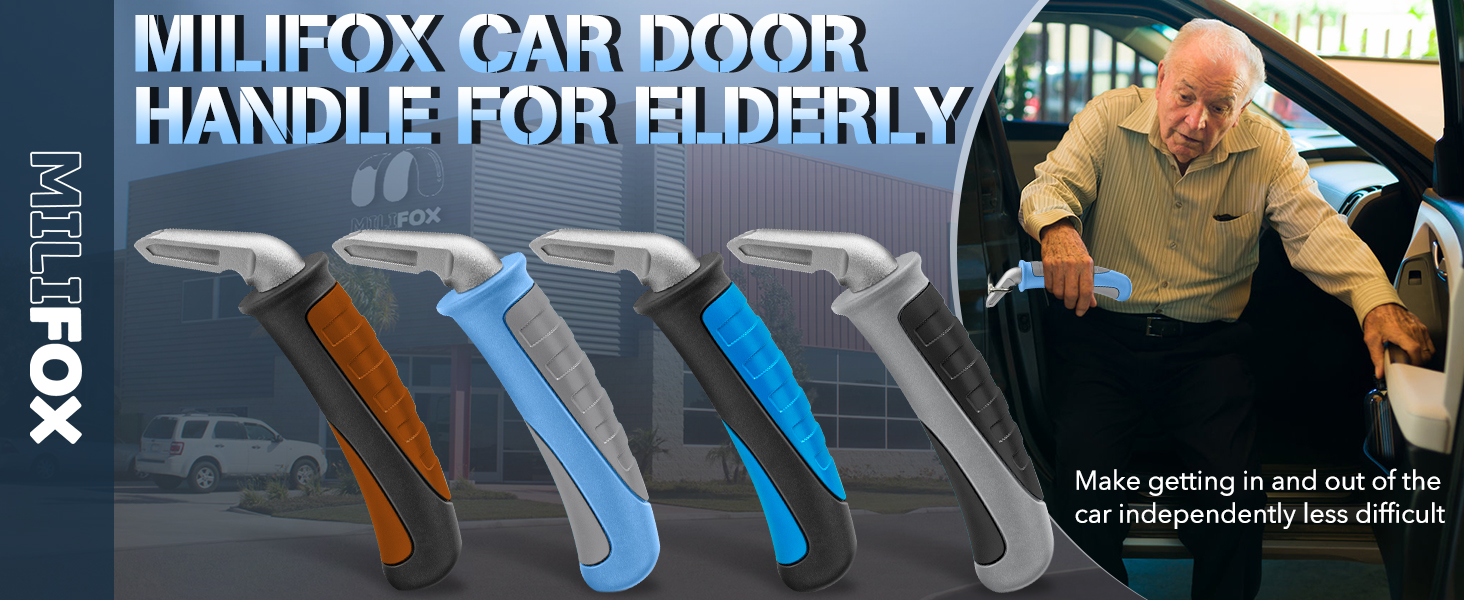 Milifox Car Door Handle Assist for Elderly, Portable Car Handle Support ...