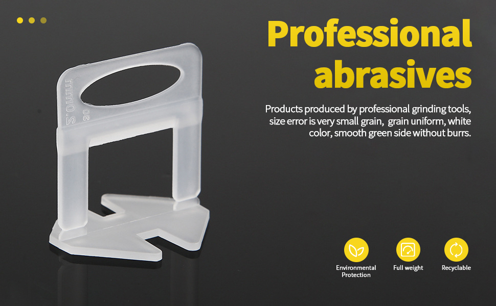 500-Piece Tile Leveling Clips Tiles Leveler Spacers,1.5mm Lippage Free ...