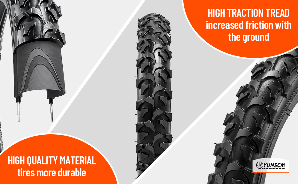 Amazon.com : YUNSCM 2-PCS 12.5" Kid Bike Tires 12 ½ X 2 ¼ (62-203) and 12.5" Bike Tubes Schrader ...