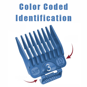 Amazon.com: 10 Pcs Color-Coded Hair Clipper Guards Cutting Guide Combs for Wahl and Surker Hair ...