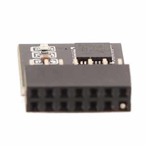 TPM 2.0 Module, 14Pin SPI Secure Storage TPM 2.0 Encryption Security Module Remote Card for ...