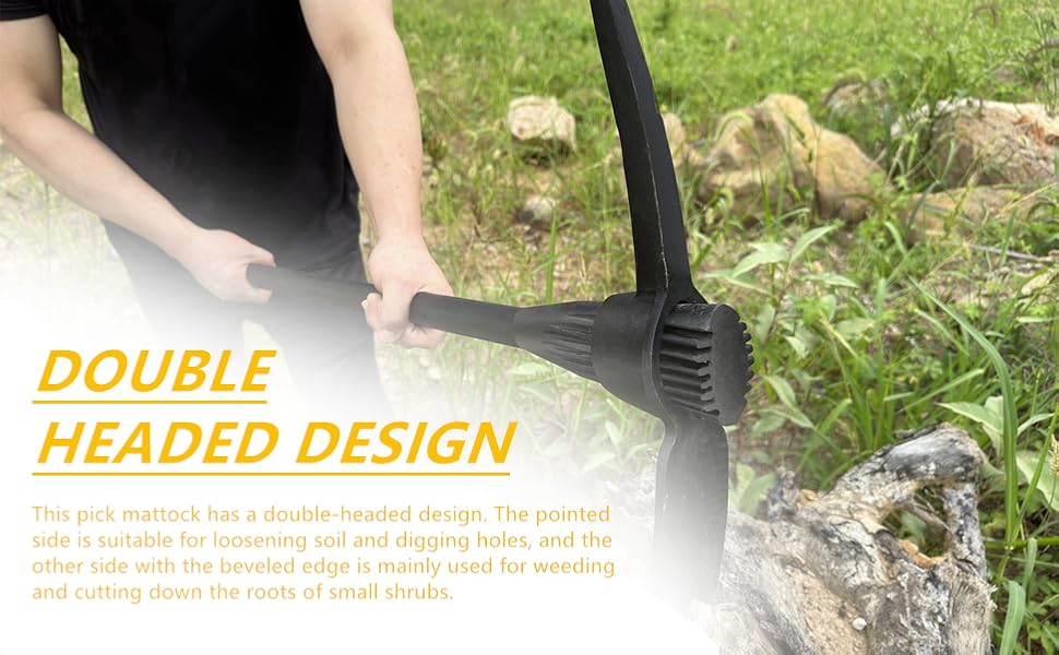 Amazon.com : Pick Mattock Handle Replacement Pick Ax Handle with ...