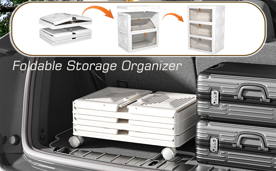 Amazon.com: 3 Tier Plastic Storage Bins with Lids 34QT, Stackable ...